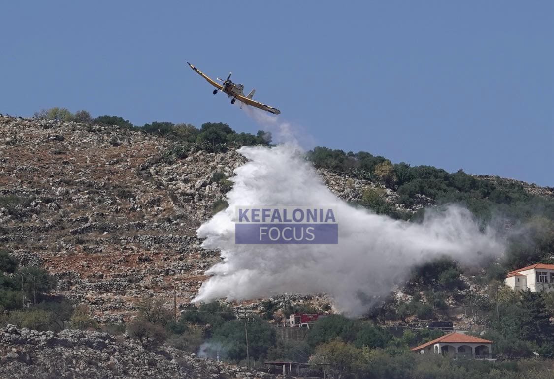 Κεφαλονιά:Κατασβέστηκε άμεσα η φωτιά στα Κουρουκλάτα[εικόνες& βίντεο ...