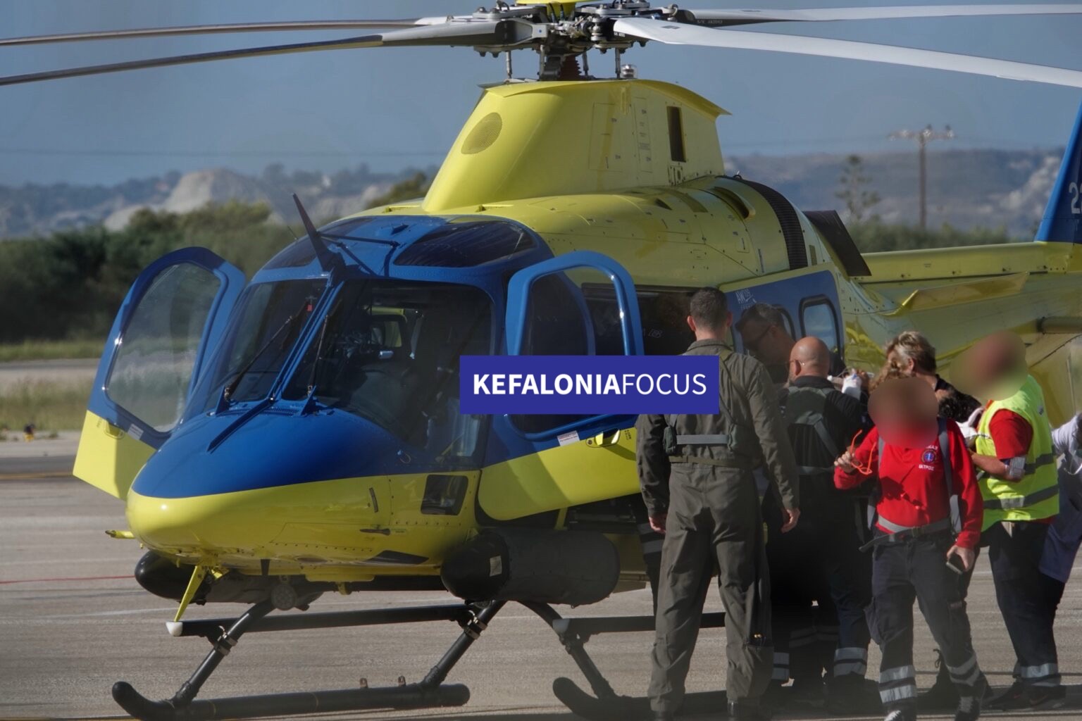 Μάχη με τον χρόνο για τη ζωή – Αεροδιακομιδή 45χρονου από την Κεφαλονιά ...