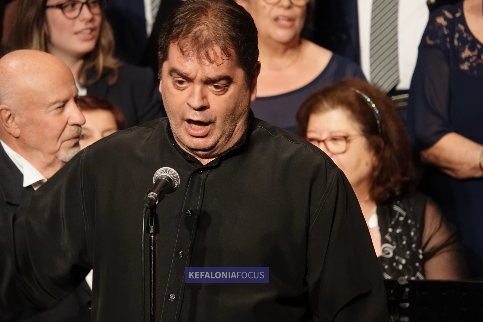 Η μοναδική στιγμή που ο Παναγής Μπαρμπάτης ανεβαίνει στη σκηνή του ...